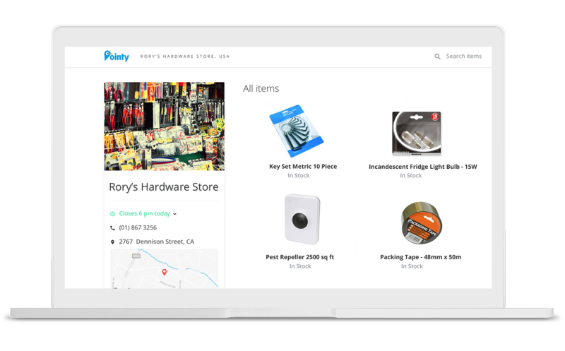 Show shoppers what’s in your hardware store with Pointy from Google ...